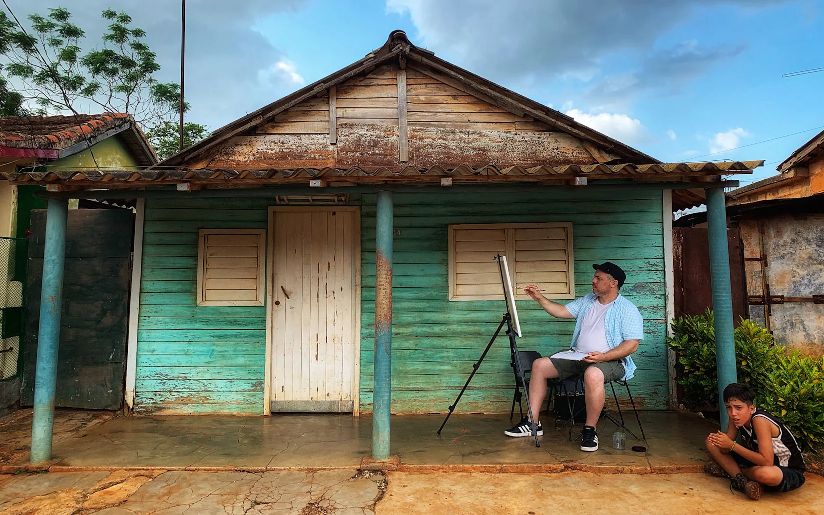 WePresent | Edel Rodriguez paints the townspeople who shaped him