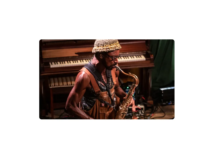 WePresent | WeTransfer and From The Basement's performance by IDLES