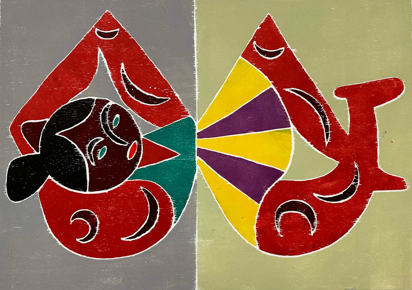 WePresent | Christoph Ruckhäberle’s abstract woodcuts