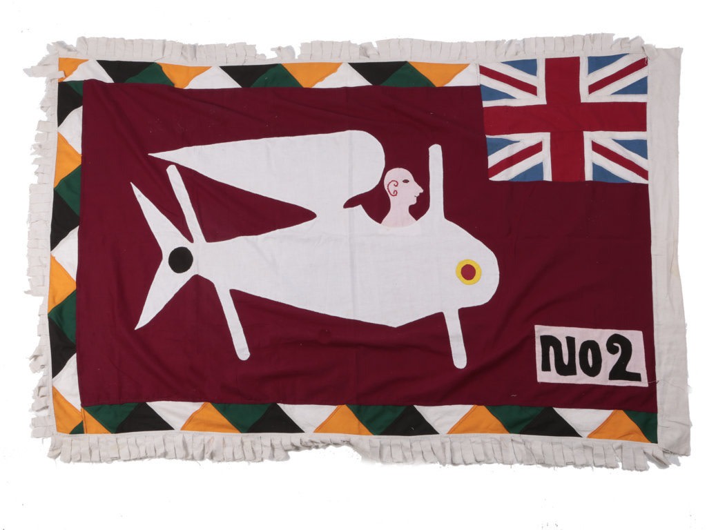WePresent | Explore Barbara Eyeson’s beautiful Asafo flag collection