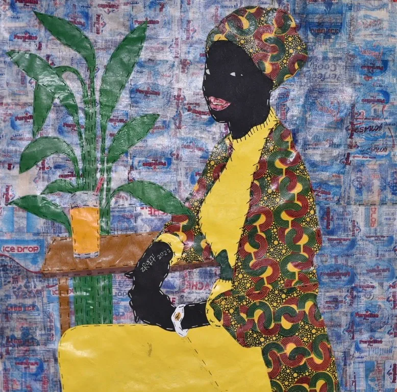 WePresent | Rufai Zakari’s art, made solely from recycled materials