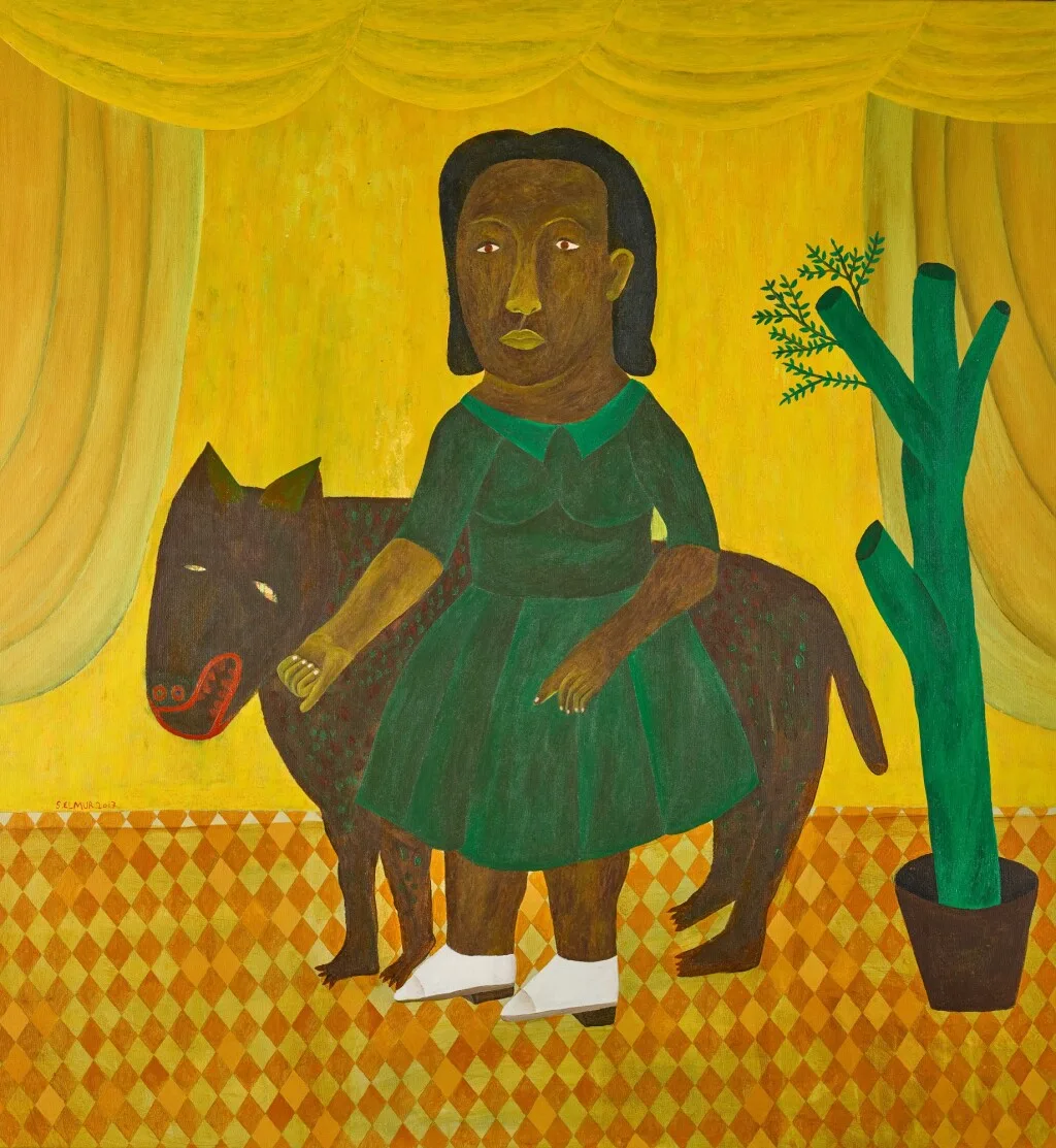 WePresent | Salah Elmur’s paintings inspired by a childhood in Sudan