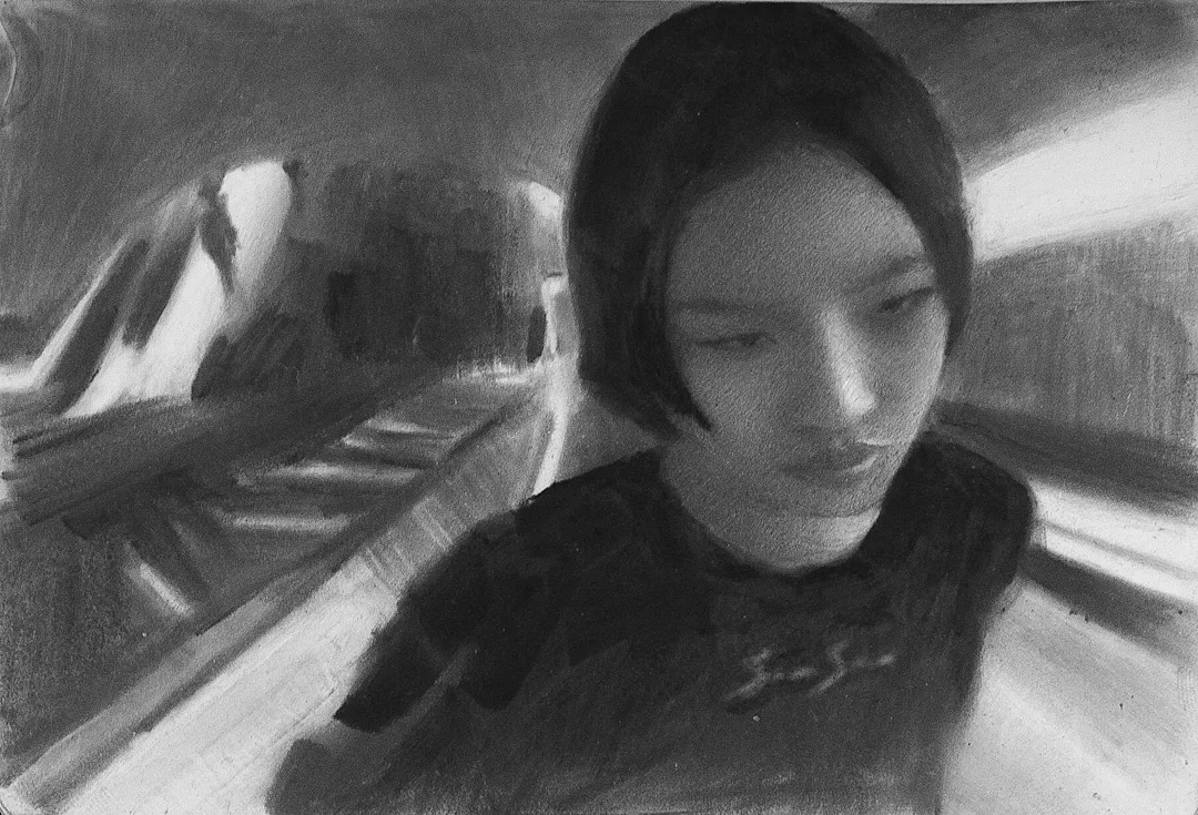 WePresent | Sim Sim’s charcoal drawings are his love language