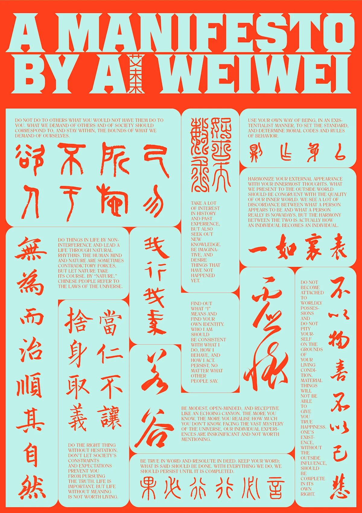 WePresent | A manifesto for life and art by artist Ai Weiwei