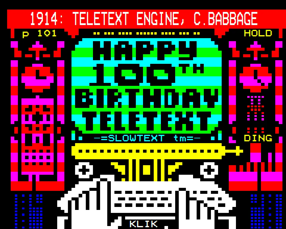 WePresent | The artists utilising old teletext technology