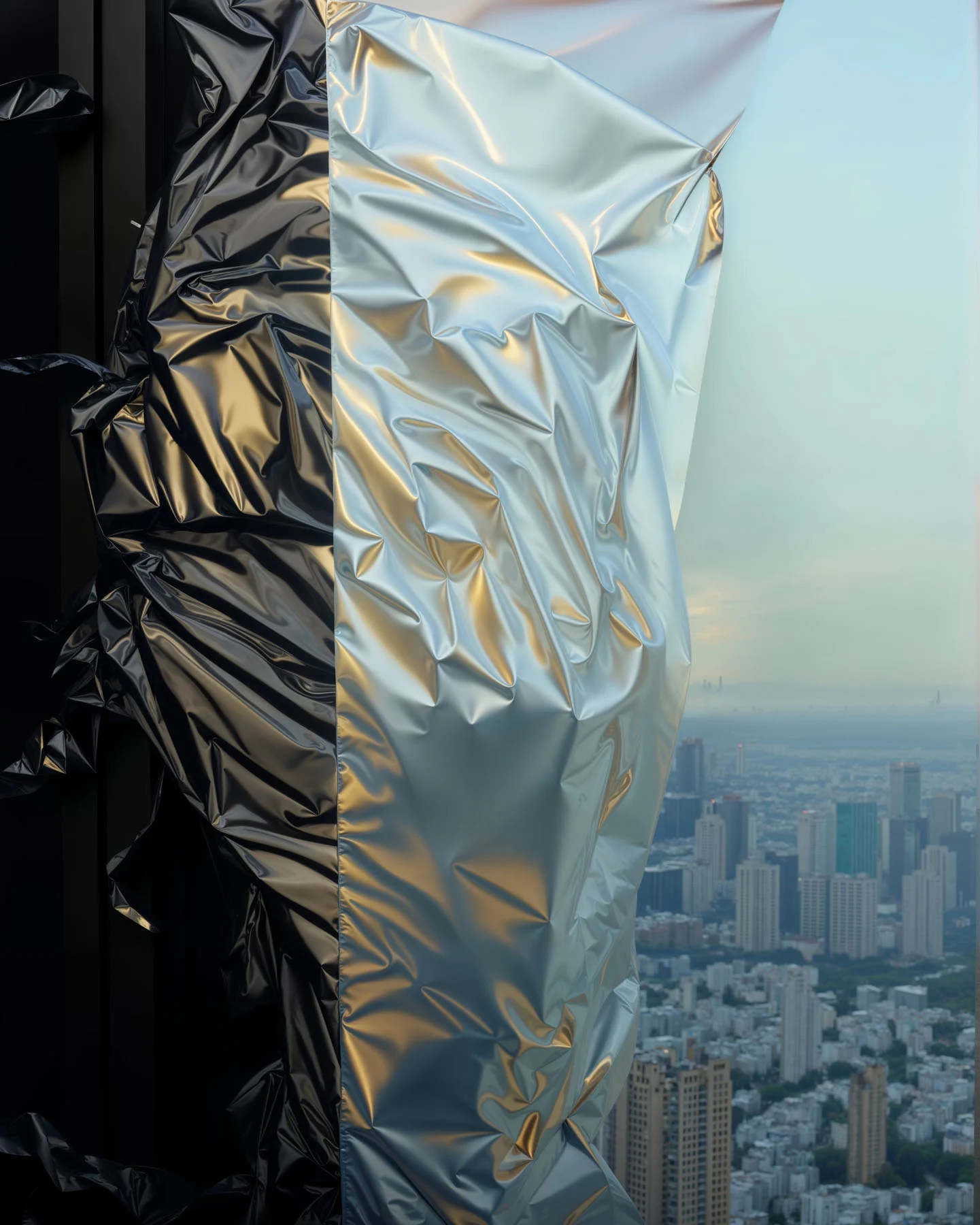 WePresent | The shiny metal creases of Ezra Miller’s AI-enhanced photos