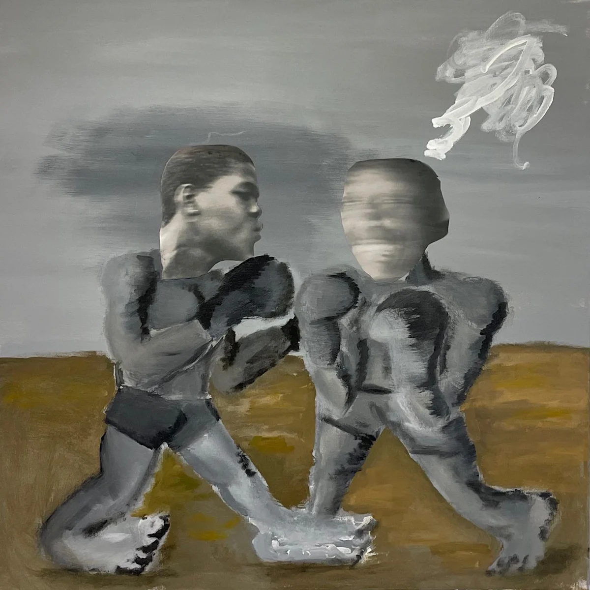 WePresent | Cato.ink pairs paint and collage to explore belonging