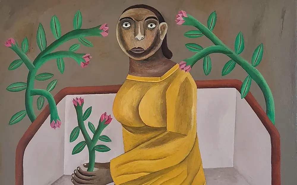 WePresent | Salah Elmur’s paintings inspired by a childhood in Sudan