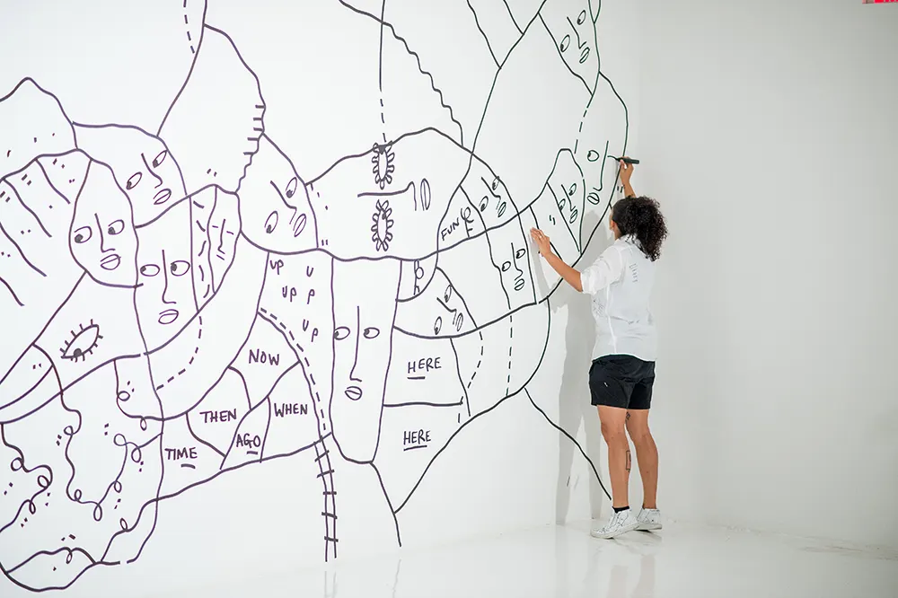 WePresent | Shantell Martin turned anxious doodles into powerful art
