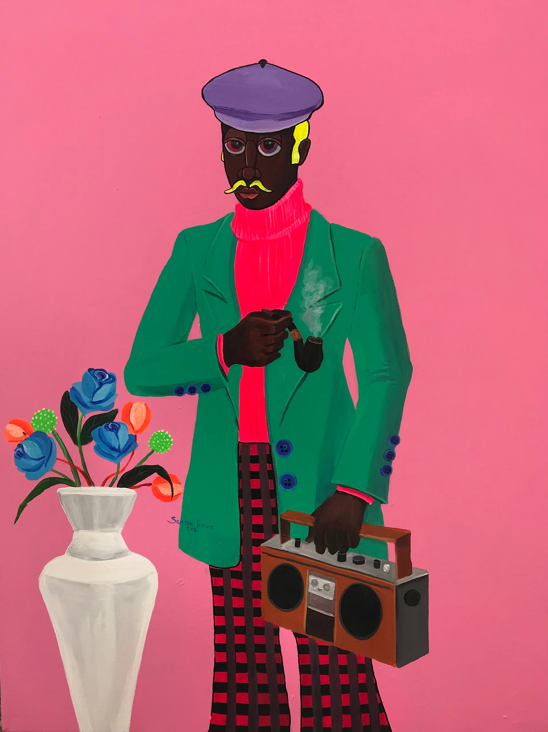 WePresent | Samson Bakare’s paintings lay siege to colonialism