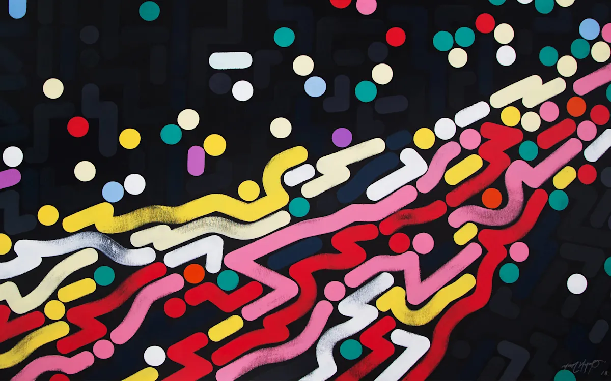 WePresent | Yoon Hyup paints a whole world with dots and lines