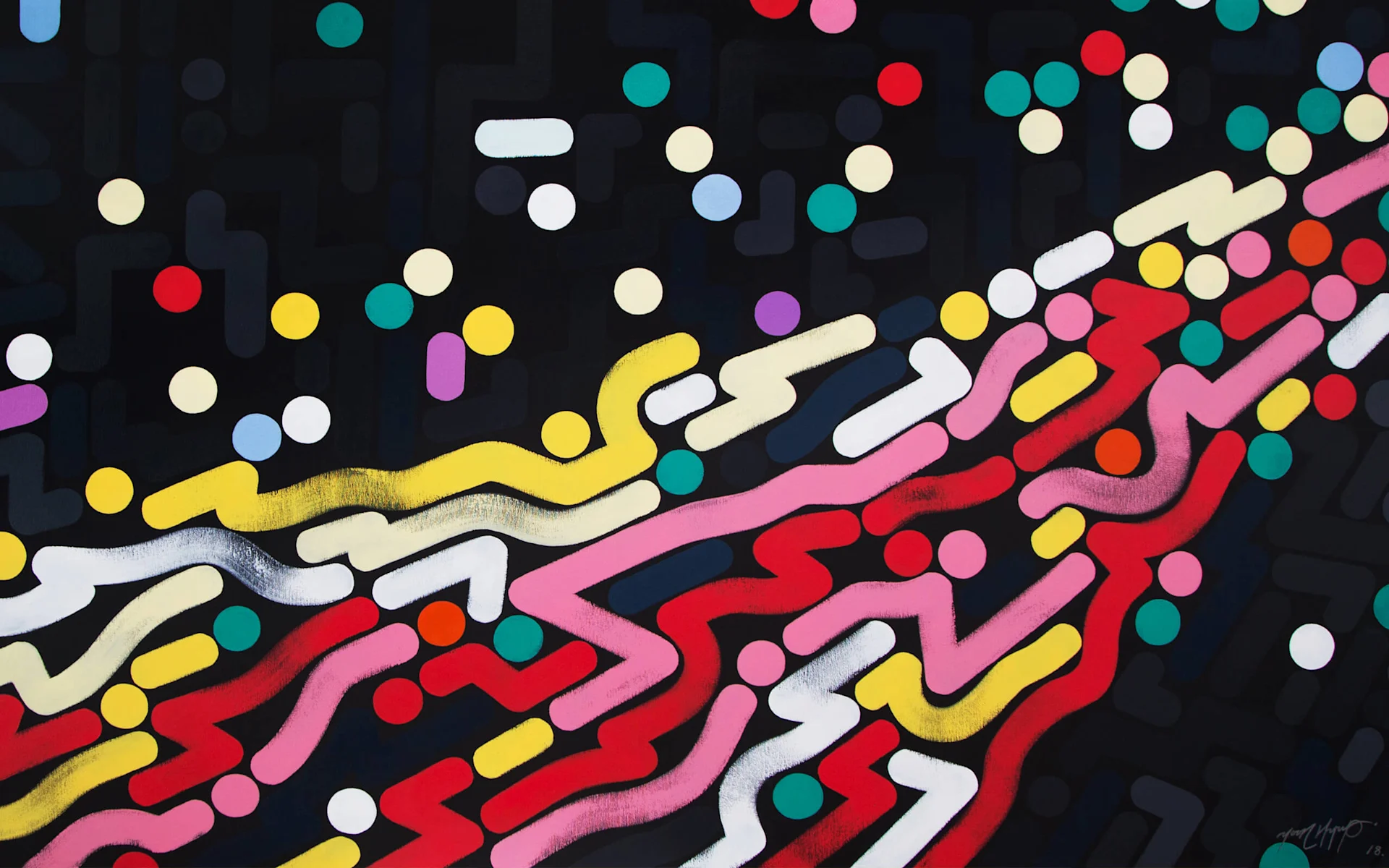 WePresent | Yoon Hyup paints a whole world with dots and lines