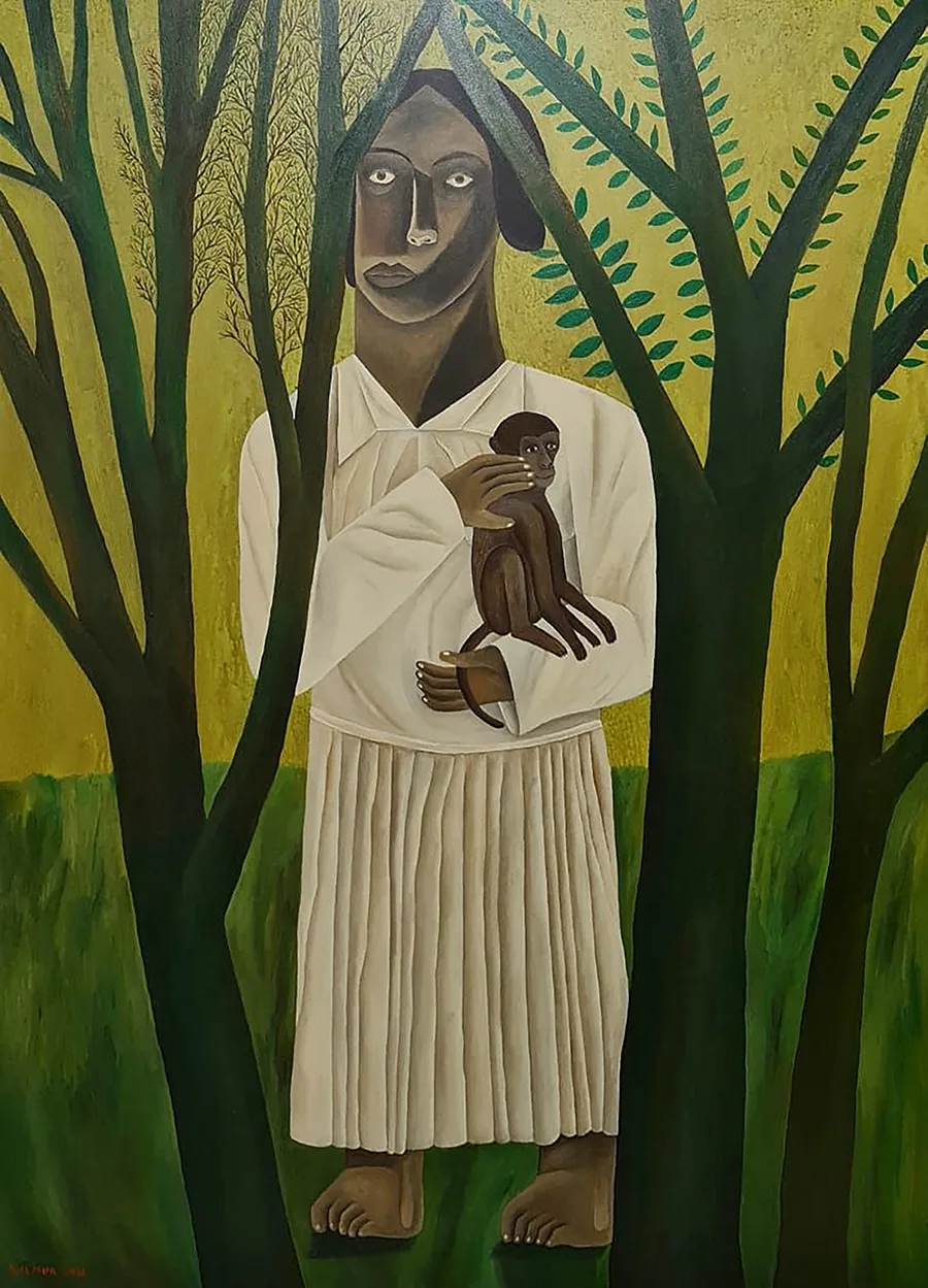WePresent | Salah Elmur’s paintings inspired by a childhood in Sudan
