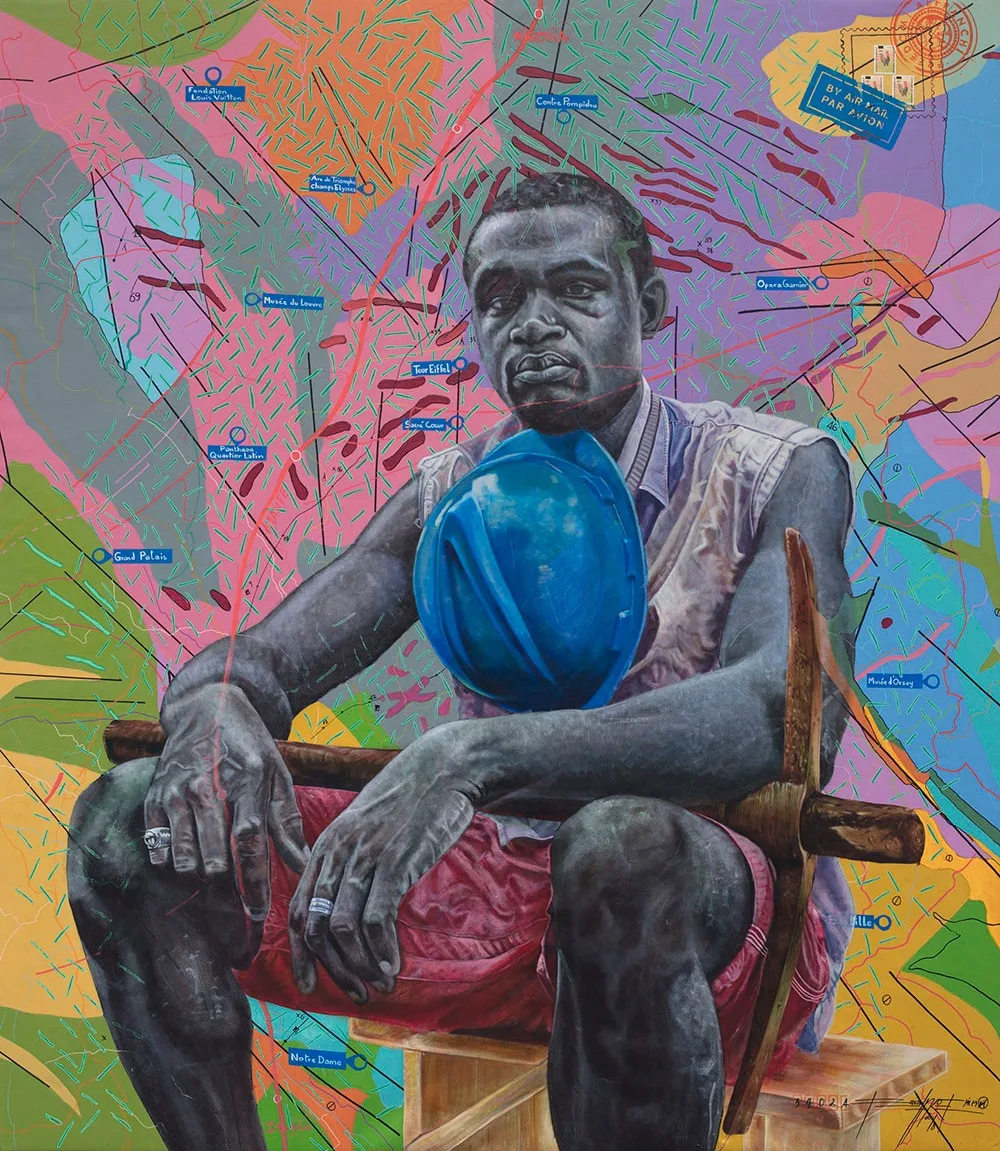 WePresent | Painter Jean David Nkot on migration and art