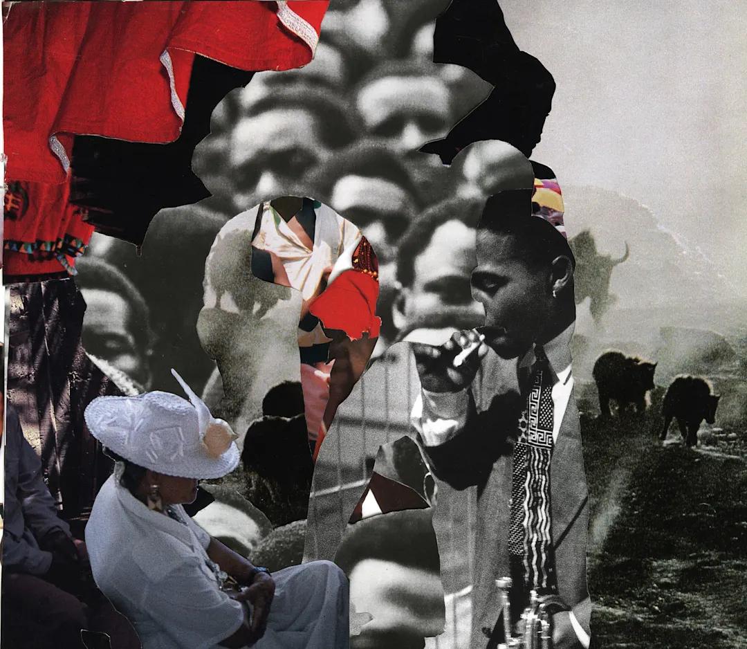 WePresent | Thato Tobea's collages show the polarities of history