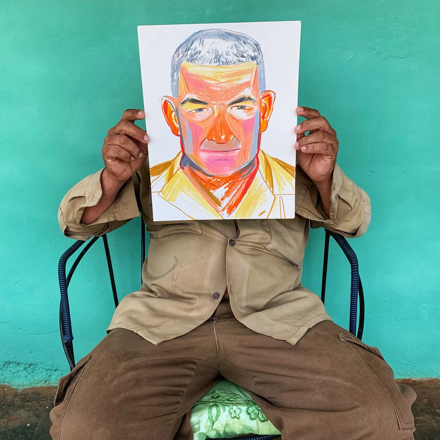 WePresent | Edel Rodriguez paints the townspeople who shaped him