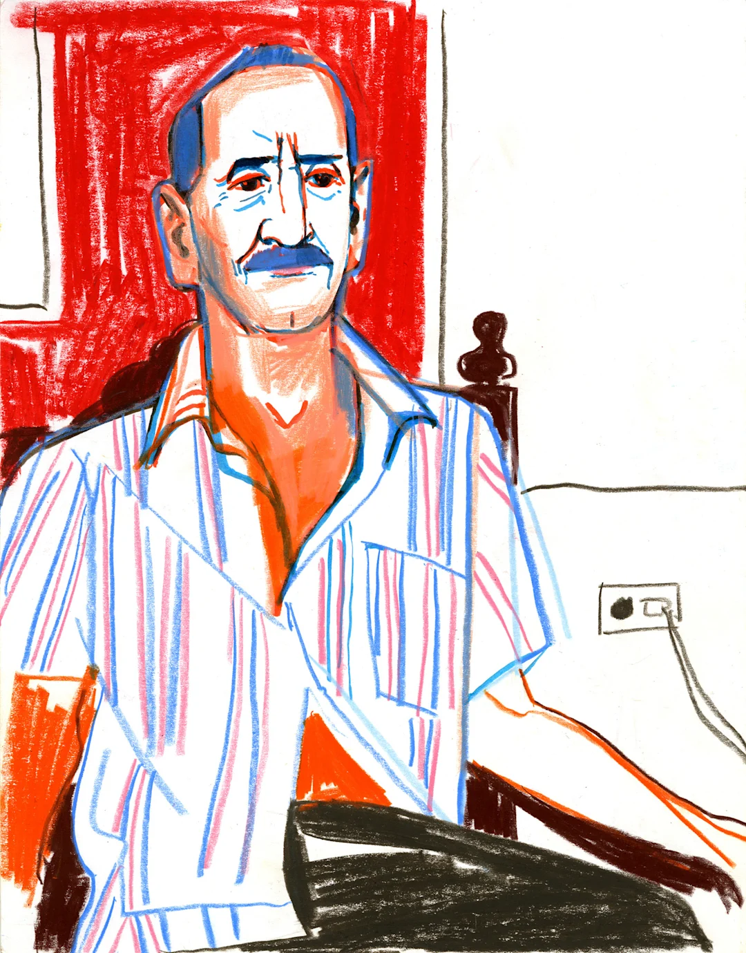 WePresent | Edel Rodriguez paints the townspeople who shaped him