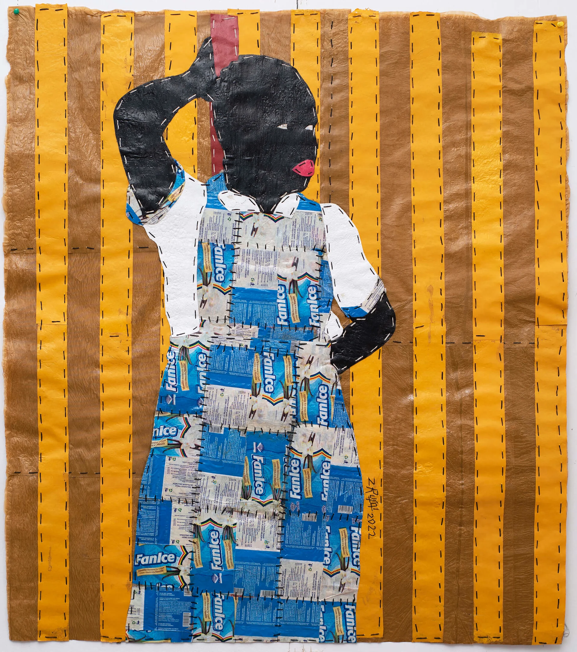 WePresent | Rufai Zakari’s art, made solely from recycled materials