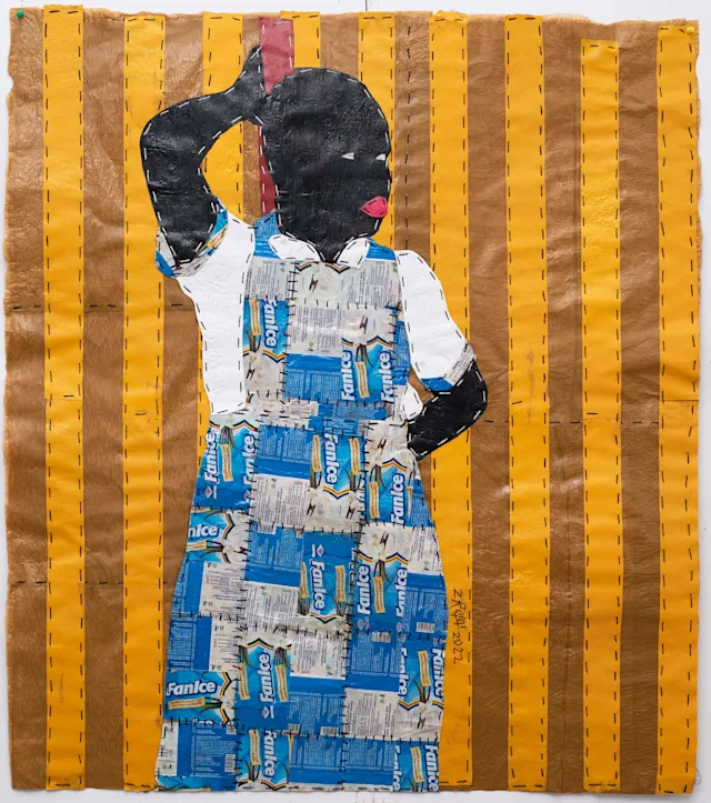 WePresent | Rufai Zakari’s art, made solely from recycled materials