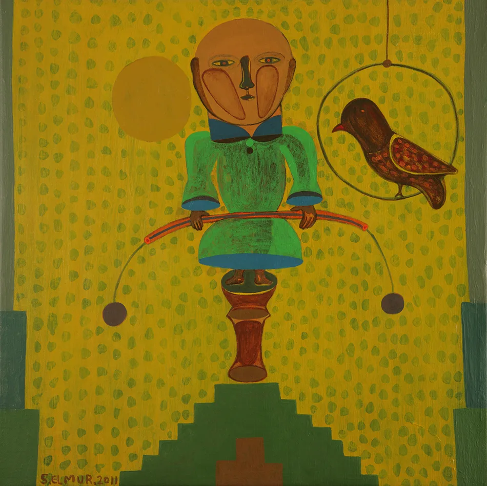 WePresent | Salah Elmur’s paintings inspired by a childhood in Sudan