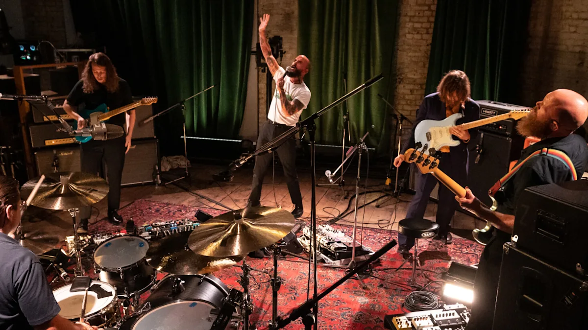 WePresent | WeTransfer and From The Basement's performance by IDLES