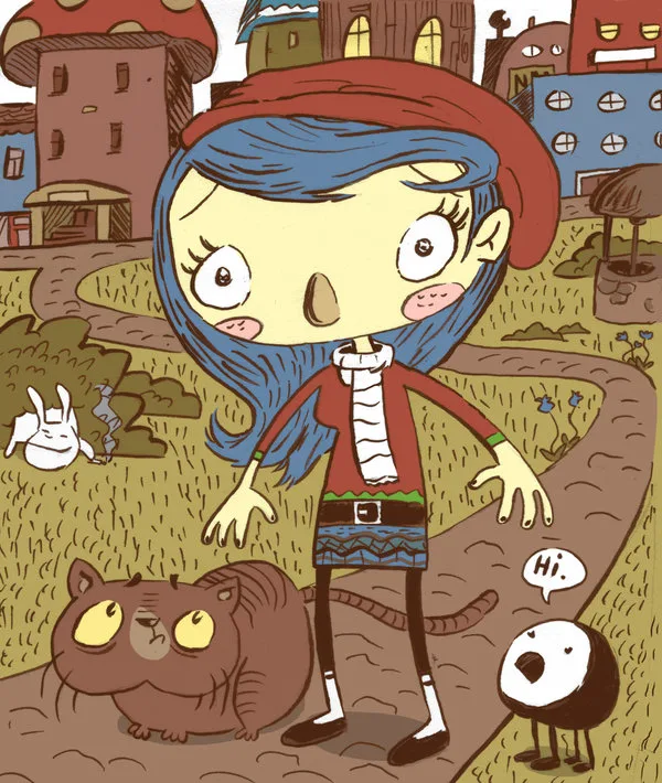 WePresent | The cartoonist behind Hilda meets a 10-year-old superfan