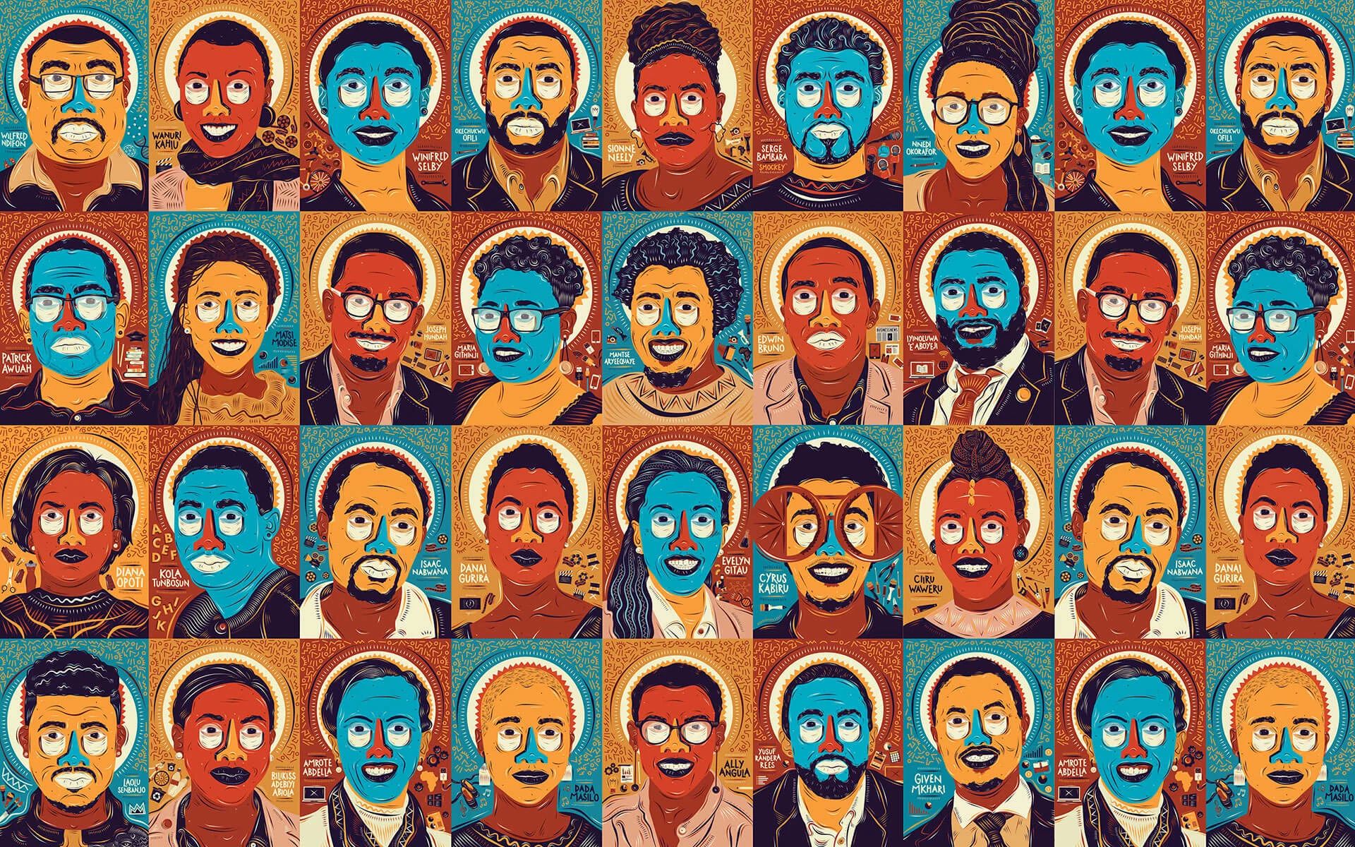 WePresent | Karabo Poppy illustrates Africa’s everyday heroes