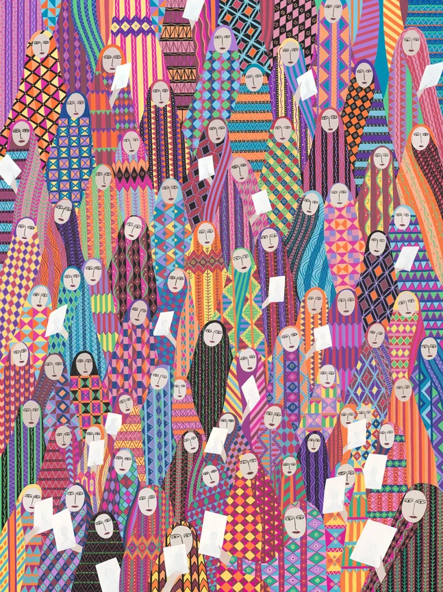 WePresent | Helen Zughaib illustrates the struggles of refugees