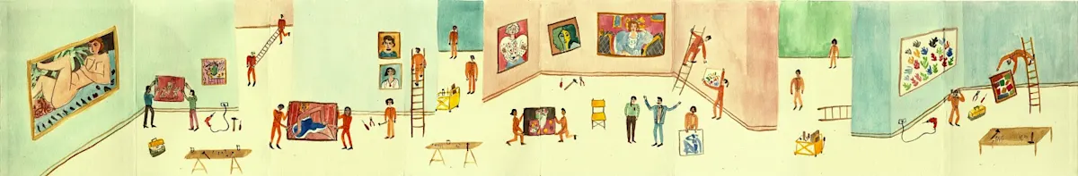 WePresent | María Luque paints iconic art gone wrong