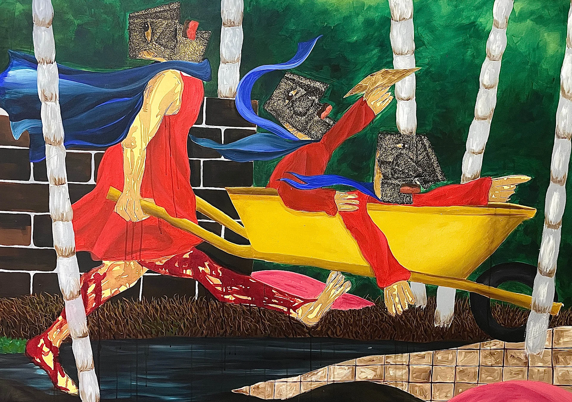 WePresent | Painter Ayanfe Olarinde brings Yoruba folktales to life