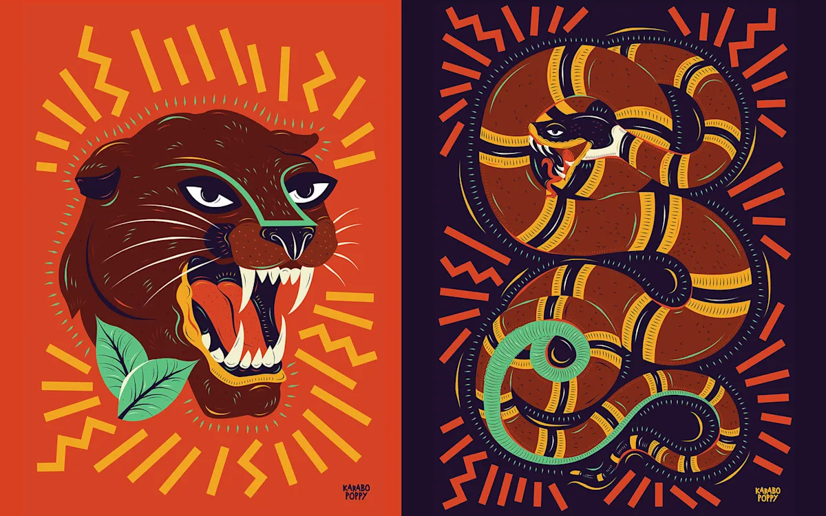 WePresent | Karabo Poppy illustrates Africa’s everyday heroes