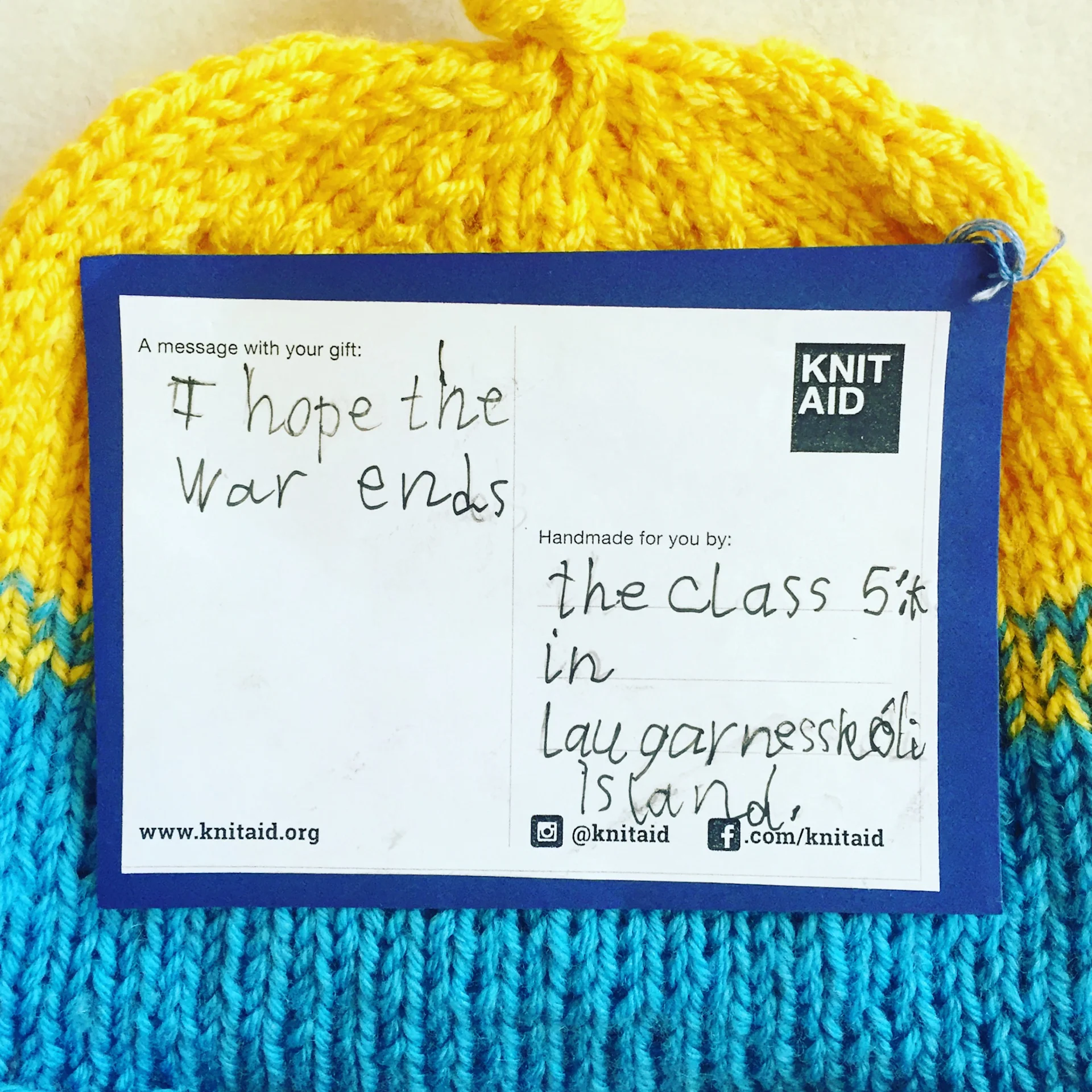 WePresent | Talking with Knit Aid, a craft charity for refugees