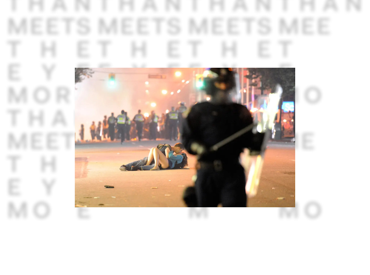 WePresent | Richard Lam’s “Vancouver Riot Kissing Couple”