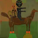 WePresent | Salah Elmur’s paintings inspired by a childhood in Sudan