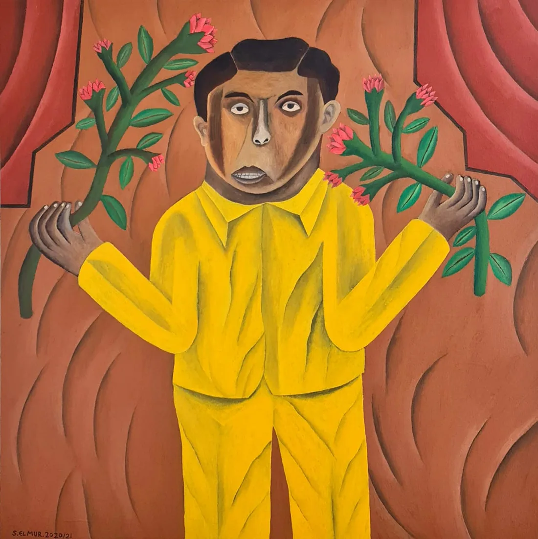 WePresent | Salah Elmur’s paintings inspired by a childhood in Sudan