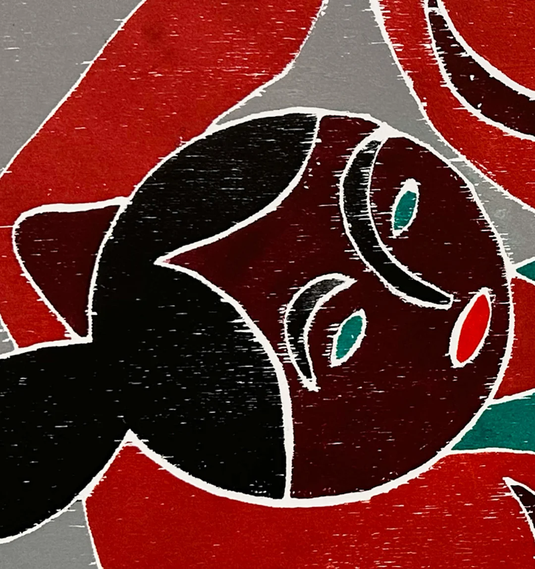 WePresent | Christoph Ruckhäberle’s abstract woodcuts