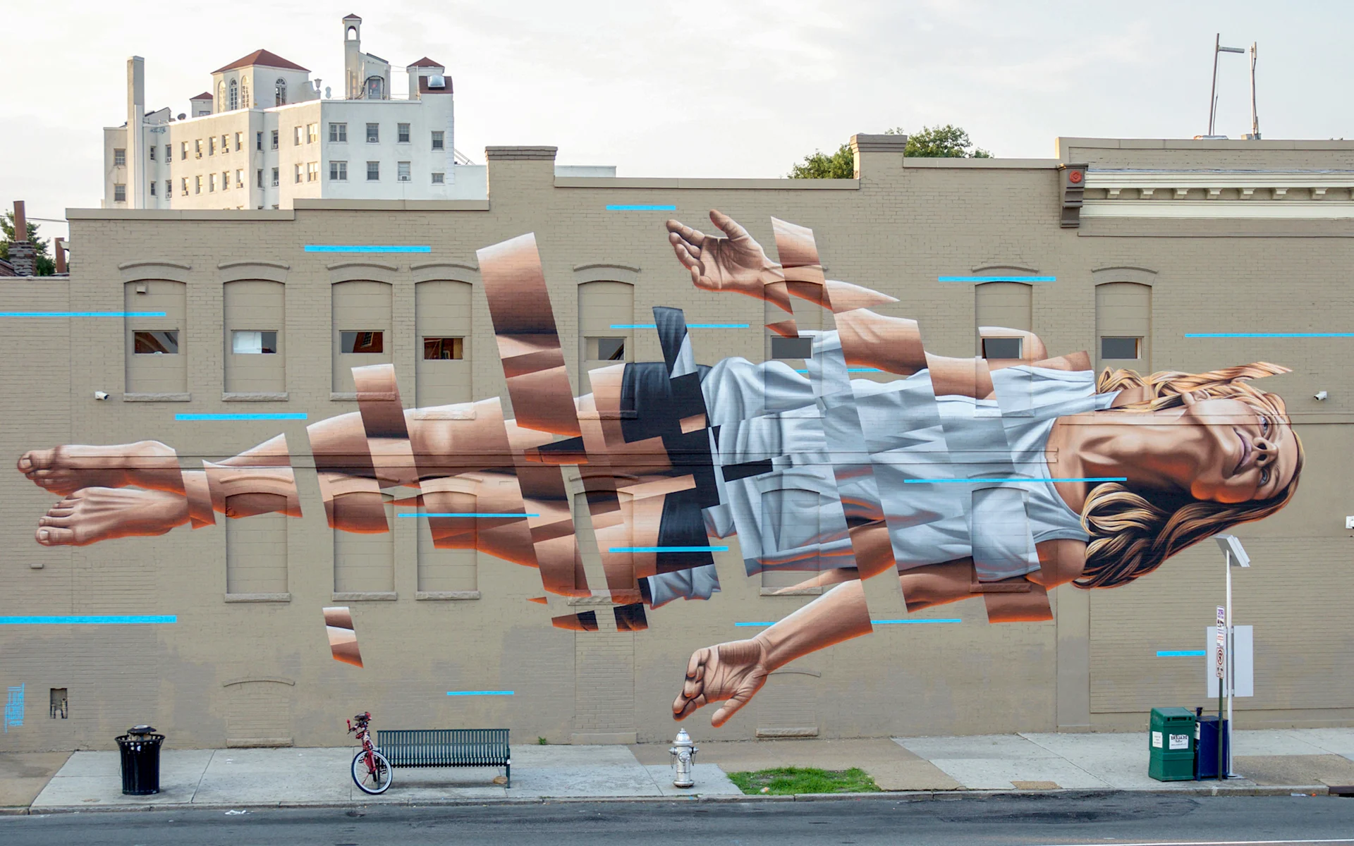 WePresent | James Bullough paints massive murals of models