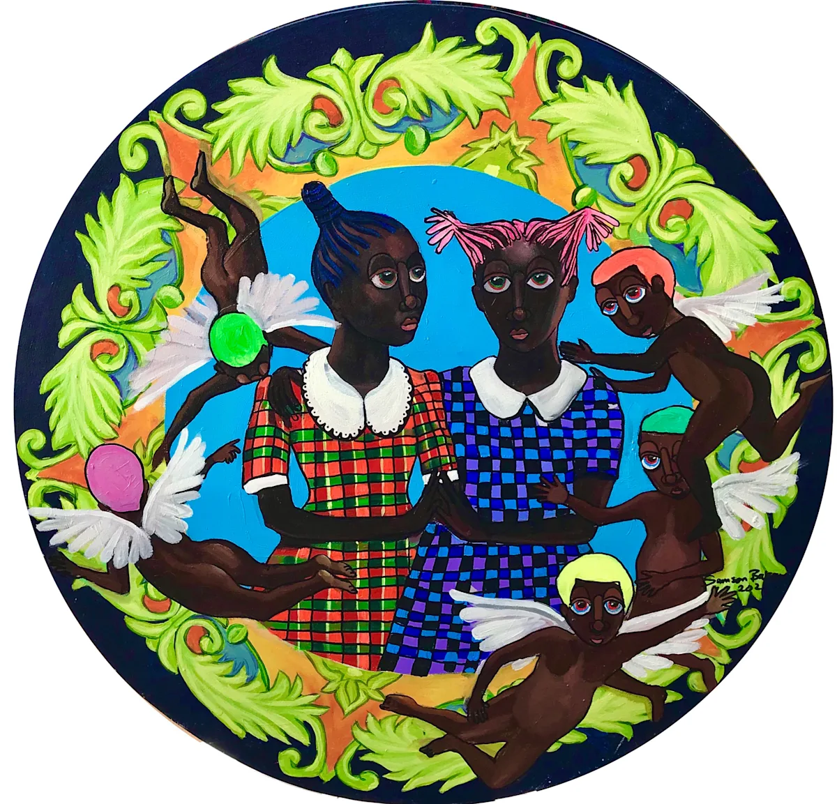 WePresent | Samson Bakare’s paintings lay siege to colonialism