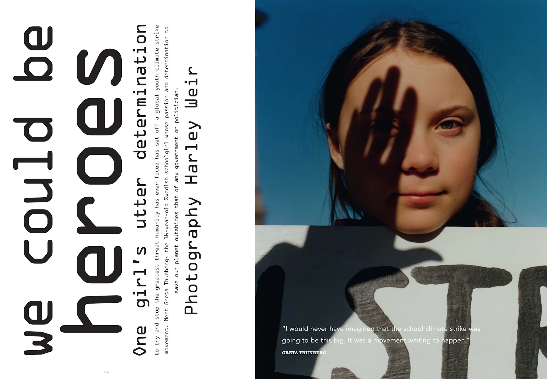 WePresent | The story behind Greta Thunberg’s 2019 i-D cover story