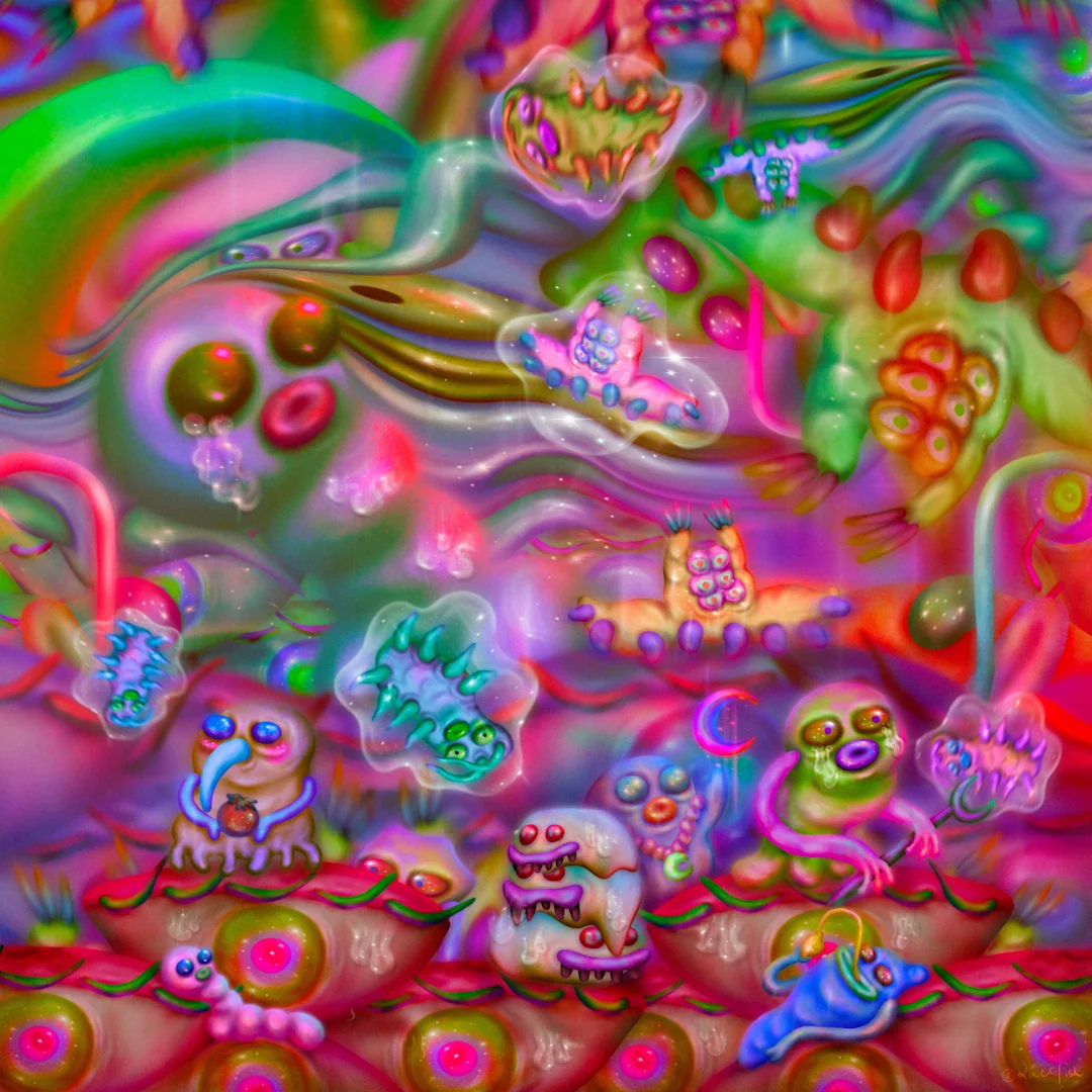 WePresent | Riniifish’s psychedelic world of animated insects