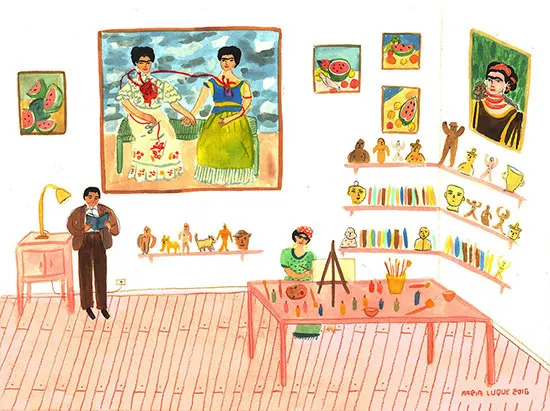 WePresent | María Luque paints iconic art gone wrong