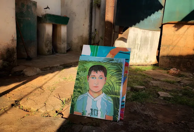 WePresent | Edel Rodriguez paints the townspeople who shaped him