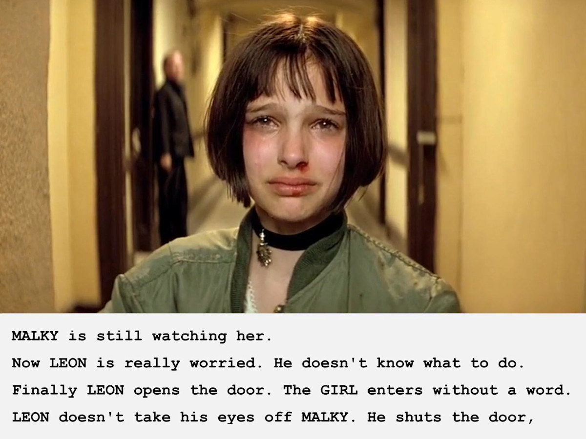 WePresent | John Kinnane puts film scripts next to iconic scenes