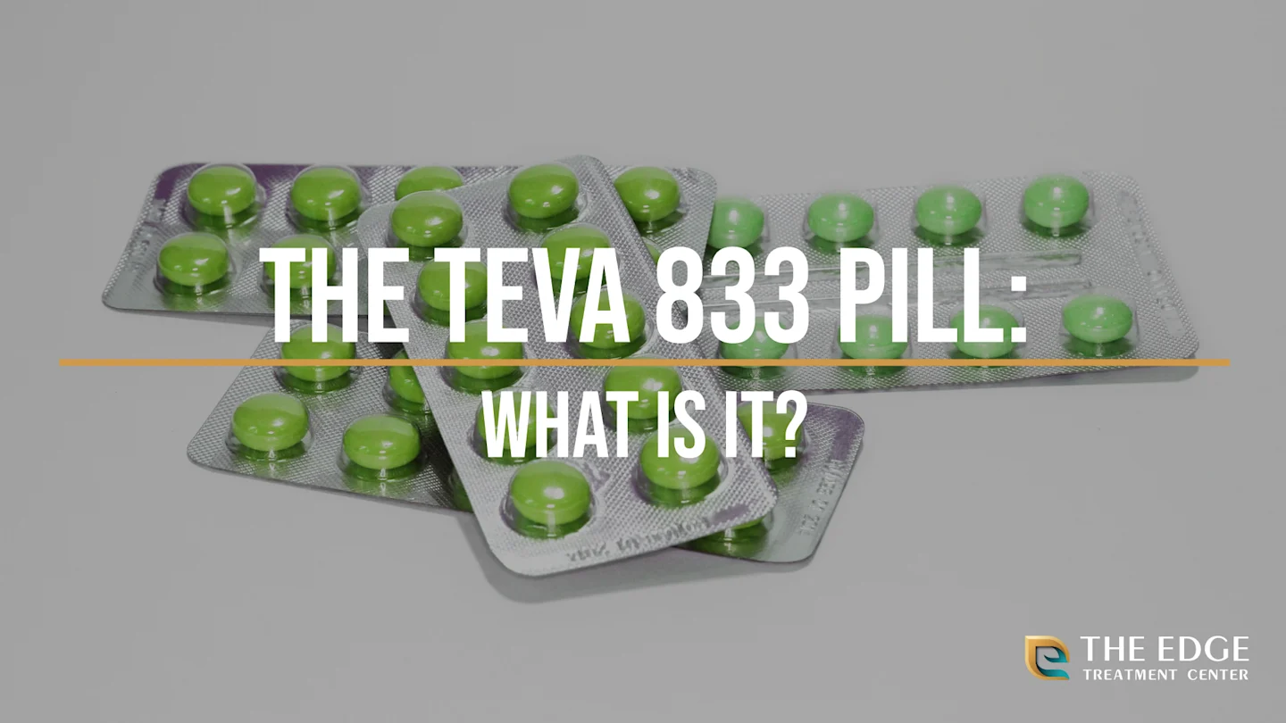 What is the Teva 833 Pill? The Facts About This Benzo Pill