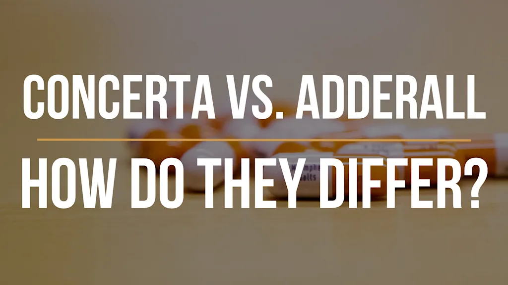 Concerta vs Adderall: How Do They Differ?