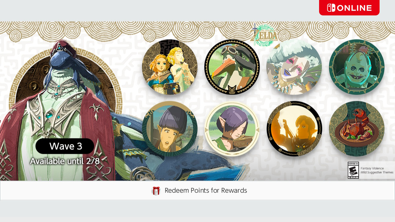 3rd Wave of Tears of the Kingdom Icons Release for Nintendo Switch ...