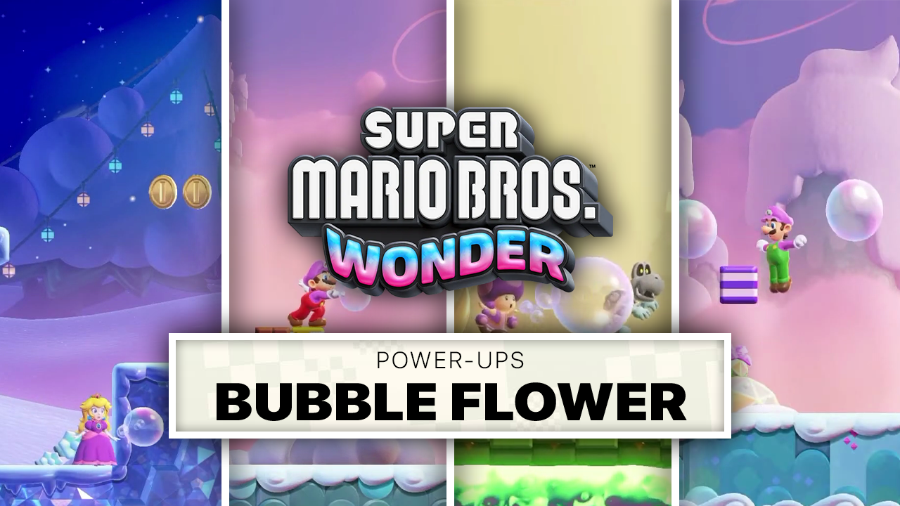 Super Mario Bros. Wonder Bubble Flower Power Up: Overview and Abilities - Nintendo Supply