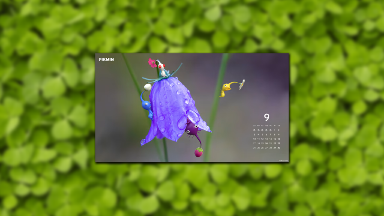 Free Pikmin 4 September Edition Wallpaper Now Available - Nintendo Supply