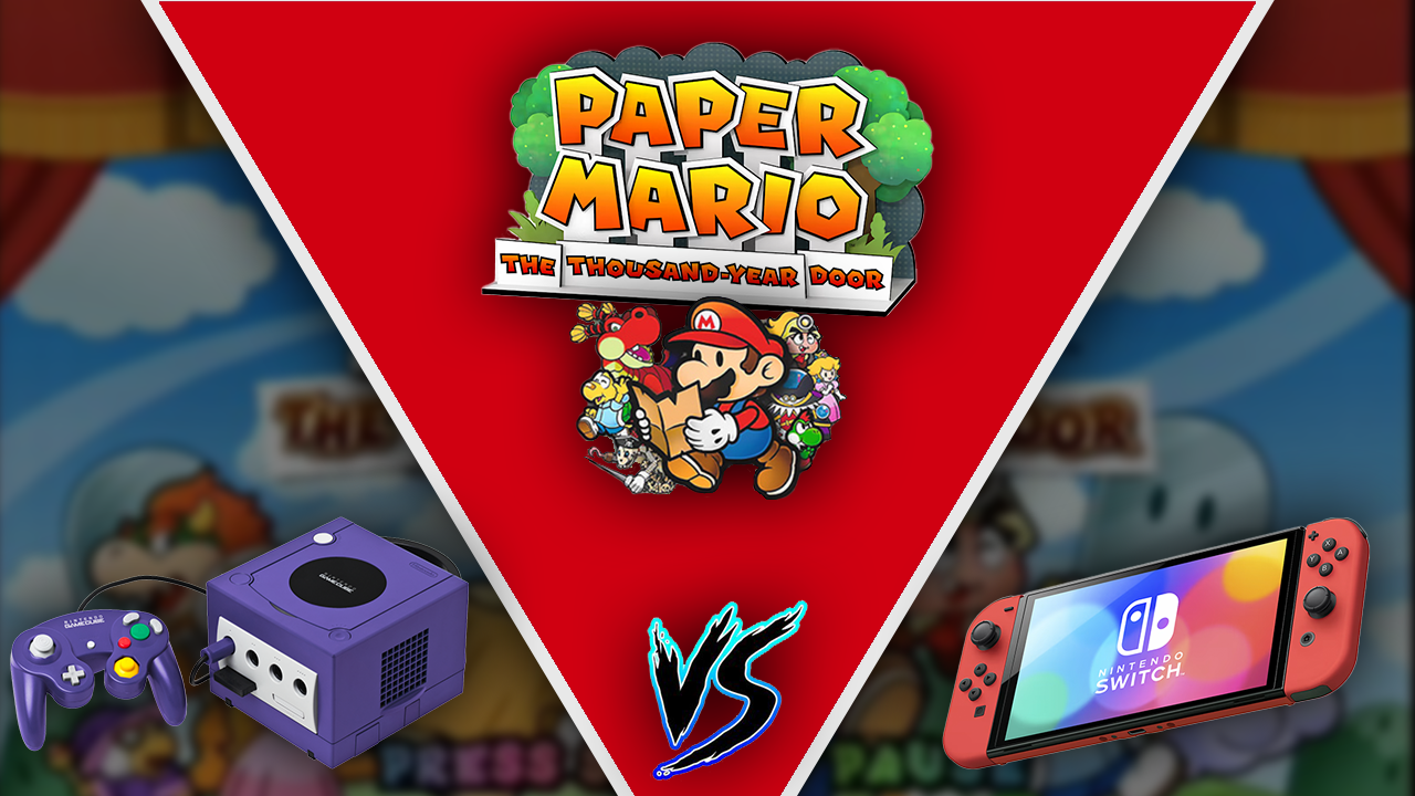 Paper Mario The Thousand Year Door Graphics on Switch vs Game Cube ...