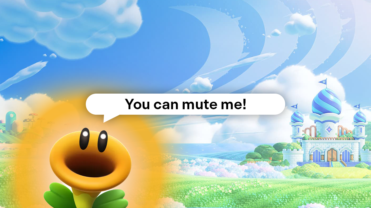 Yes, You Can Mute the Talking Flower in Super Mario Bros. Wonder ...
